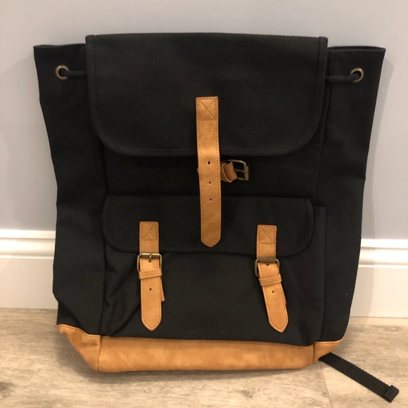 DSW | Bags | Dsw Canvas Backpack Black | Poshmark